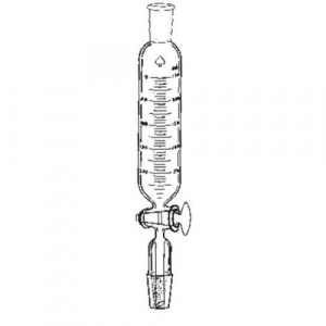 Ace Glass Inc 7267-16 – Addition Funnel, Graduated with Glass Plug, 500 ...