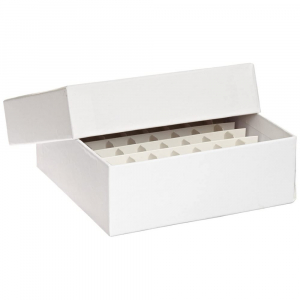Globe Scientific 3091R – Cardboard Storage Box 2", 81-Place (9x9 Format ...