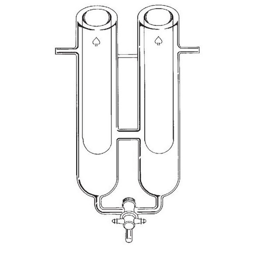 Ace Glass Inc 8758-20 – Twin Dry Ice Trap with PTFE T-Bore Stopcock ...